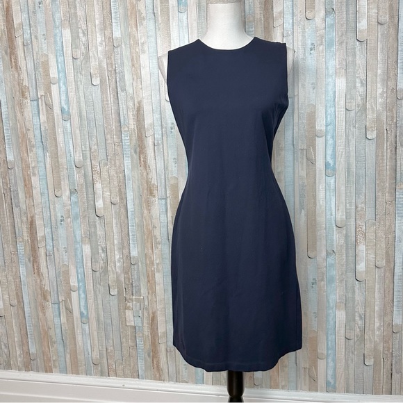 J. McLaughlin | Dresses | J Mclaughlin S Navy Stretch Ponte Knit Fitted ...